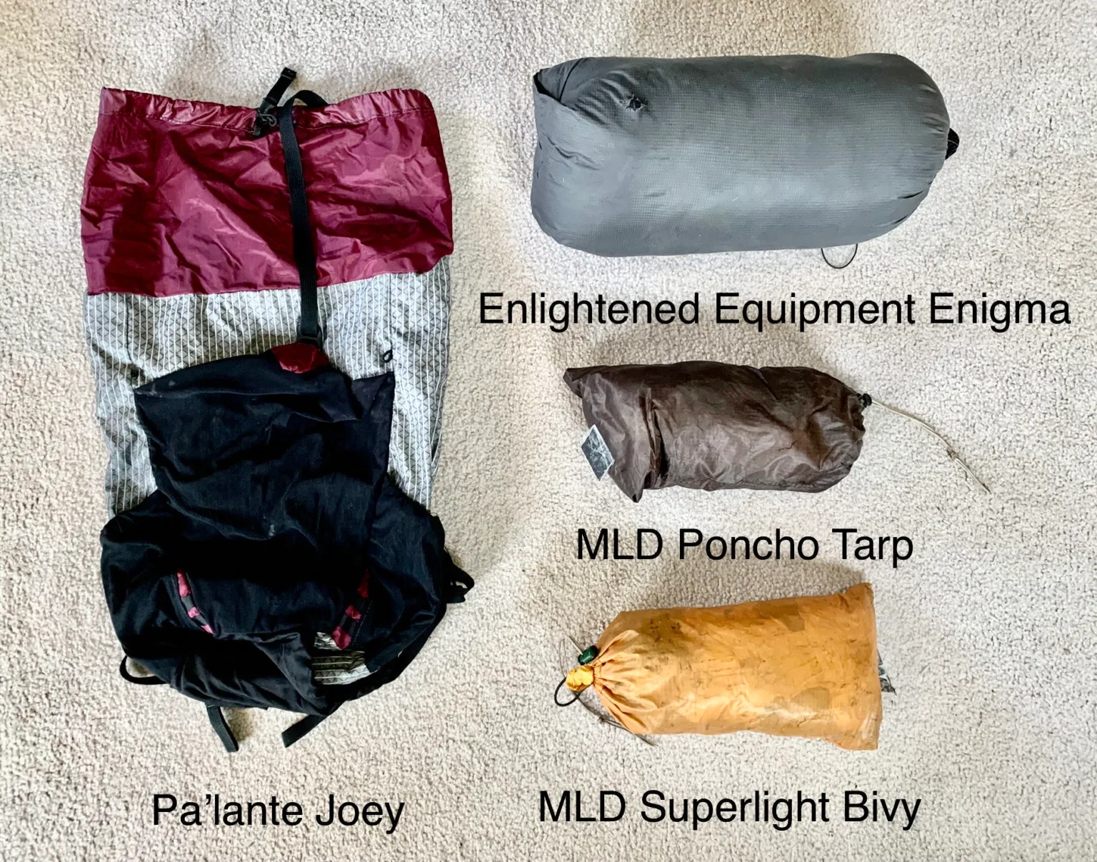 Best Fastpacking Gear: The Big Three - TheStringbean